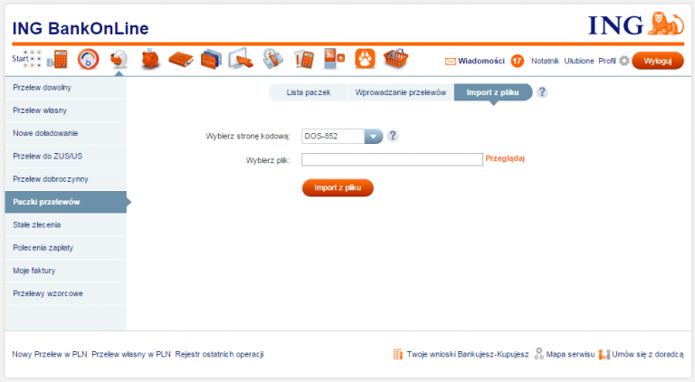 Opłacanie składek online – ING Bank Śląski - Pomoc serwisu ifirma.pl ...