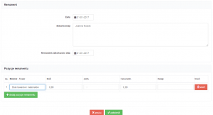 Remanent w działalności usługowej - Pomoc serwisu ifirma.pl - Pomoc ...