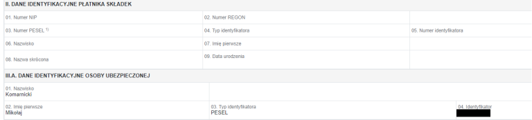 Deklaracja ZUS IMIR - Pomoc serwisu ifirma.pl - Pomoc serwisu ifirma.pl