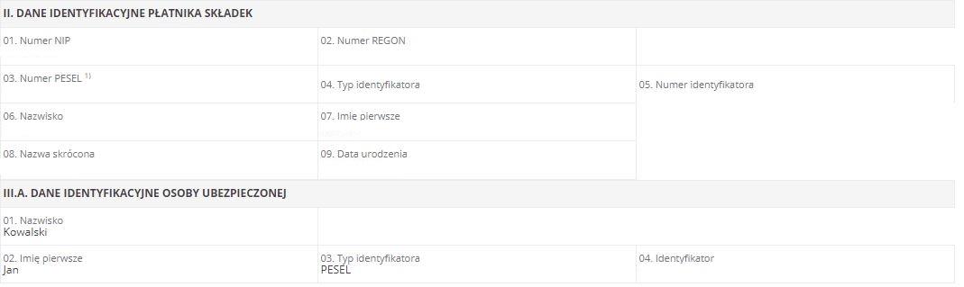 Deklaracja ZUS IMIR - Pomoc serwisu ifirma.pl - Pomoc serwisu ifirma.pl