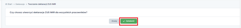 Deklaracja ZUS IMIR - Pomoc serwisu ifirma.pl - Pomoc serwisu ifirma.pl