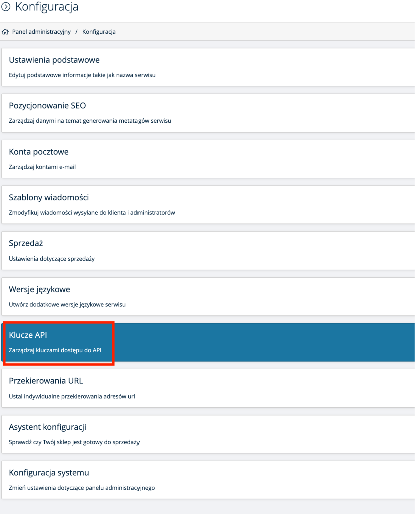 Jak wygenerować klucz API - Pomoc serwisu ifirma.pl - Pomoc serwisu ...
