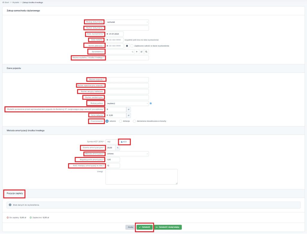 Rozliczanie firmowego samochodu ciężarowego - Pomoc serwisu ifirma.pl ...